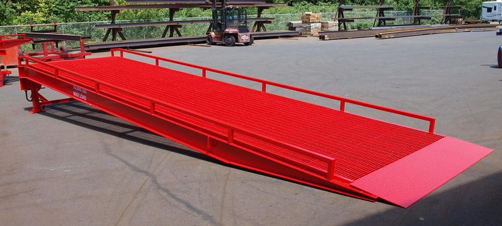 Ground to Dock Ramps - Portable Steel Warehouse Dock Ramps