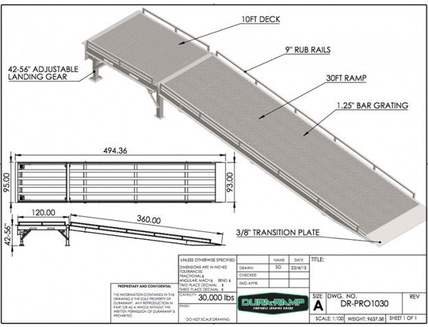 Yard Ramps - Mobile Steel Yard Ramps